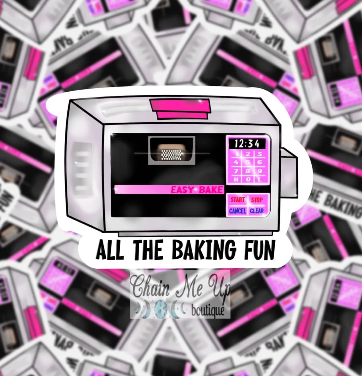 Easy Bake Oven Waterproof Sticker | Candid Adventures Boutique